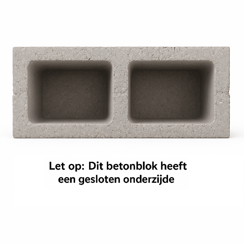 Holle Betonblokken 39x19x19cm Kopen – Laagste Prijs van NL – Brok ...